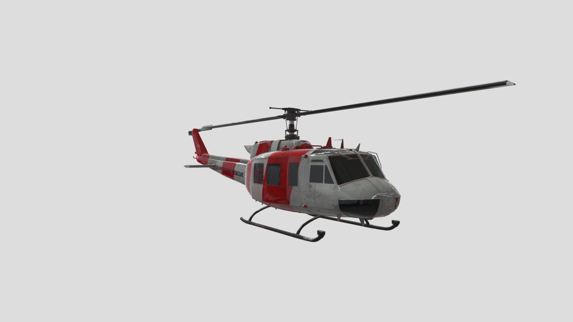 Bell_205_uh1 - 3D model by speedcube4 [3b688c8] - Sketchfab