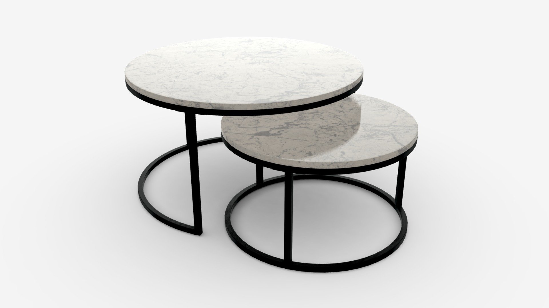 Marble Texture Coffee Table 2 in 1 - Buy Royalty Free 3D model by ...
