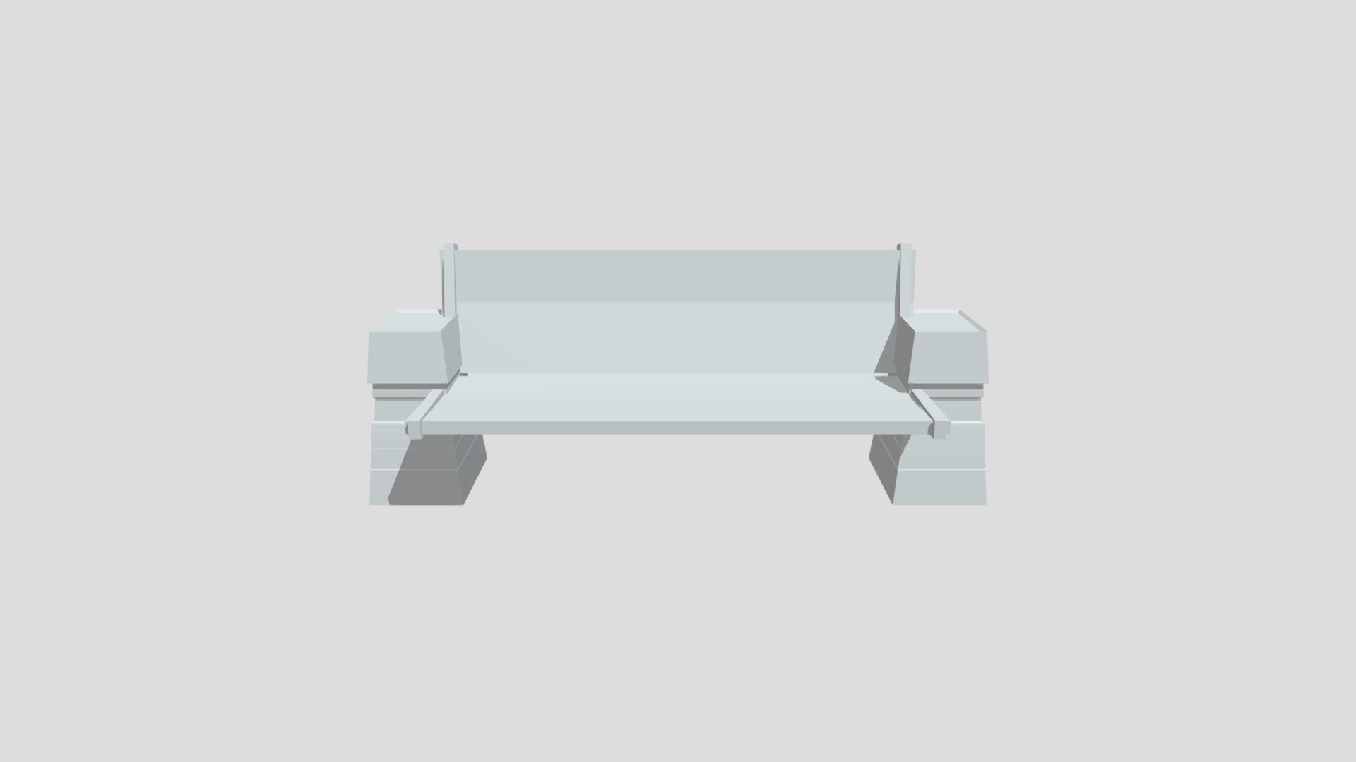 Bench - Download Free 3D model by rileylloydgamedesign [3b6bca2 ...