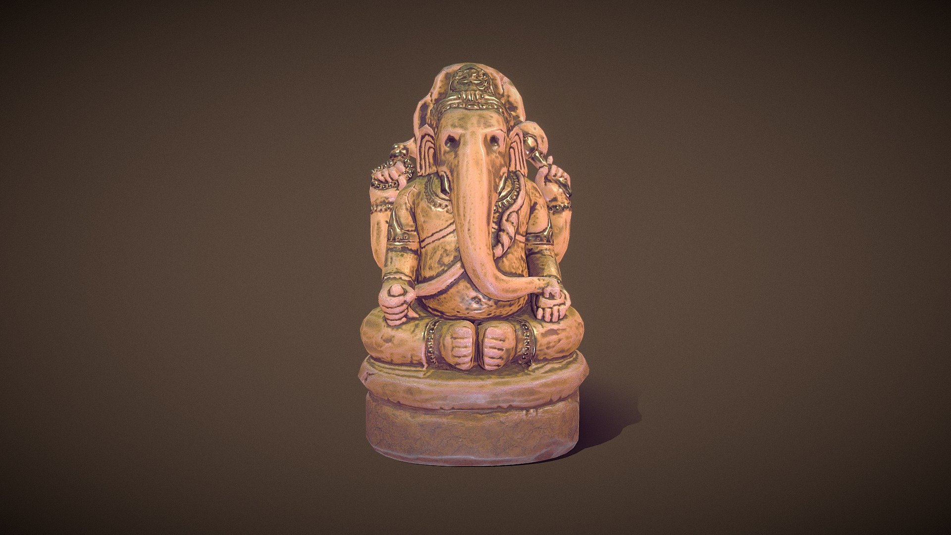 Ganesh Low Poly - 3D model by iamdshete [3b6d1d9] - Sketchfab