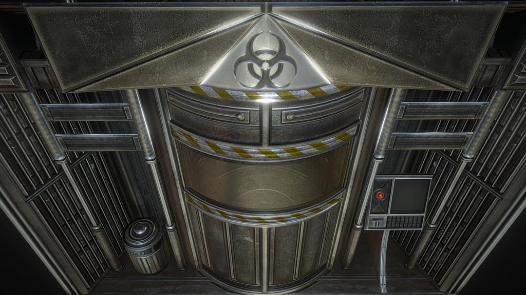 Decontamination Door - 3D model by 3DHaupt (@dennish2010) [3b6d257 ...