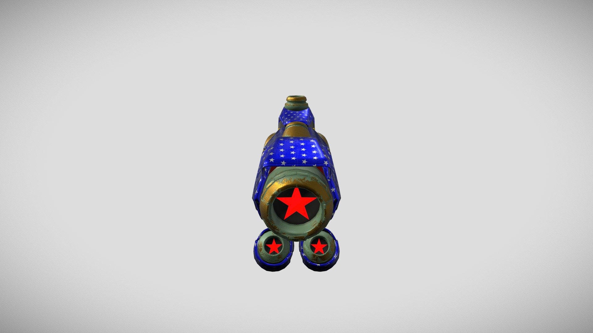 Star-Spangled Blaster - 3D model by abrice.1 [3b6efca] - Sketchfab