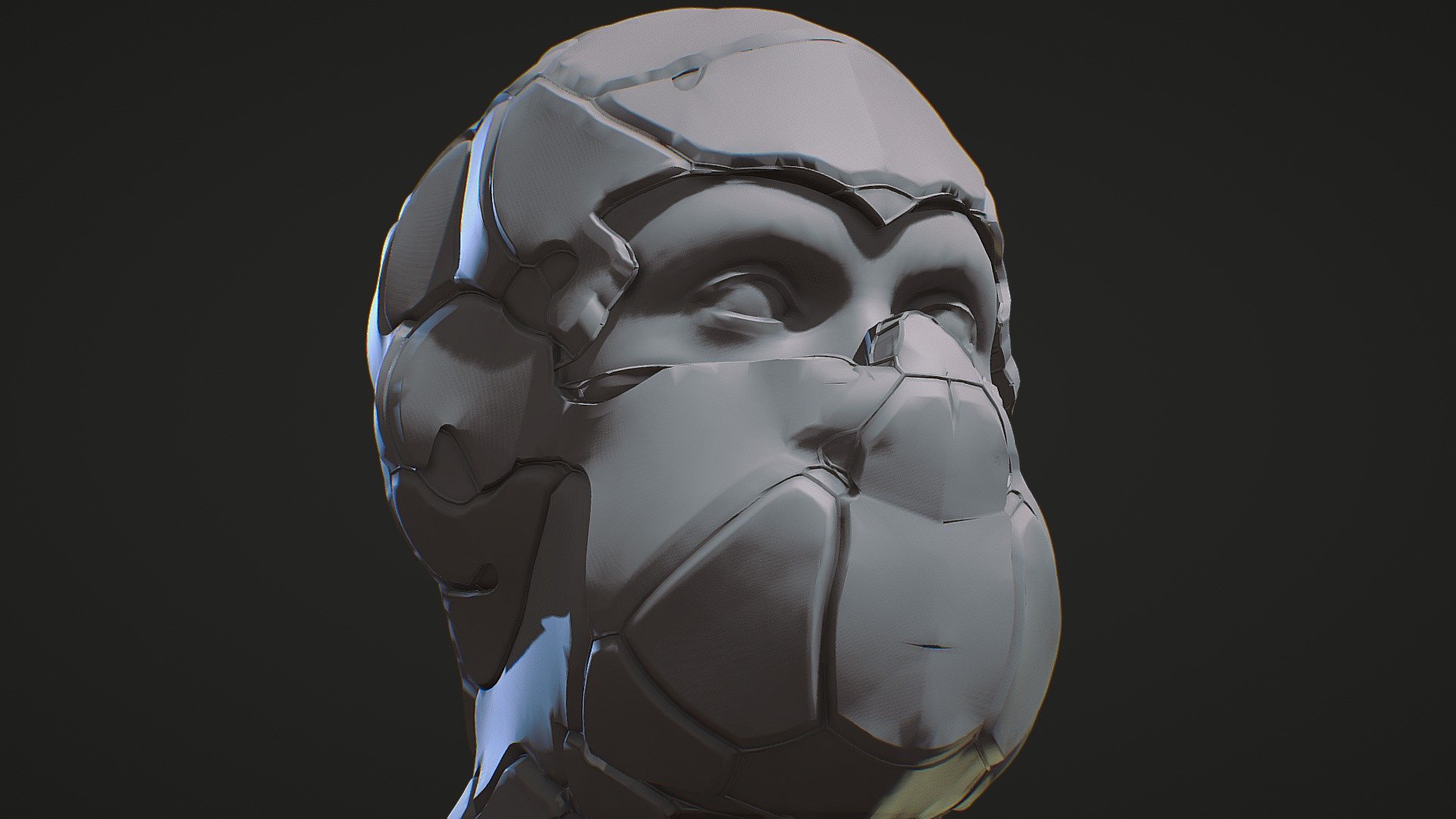 Mask Gen Prototype XV_073116 || Houdini - 3D model by Verstraete Simon ...