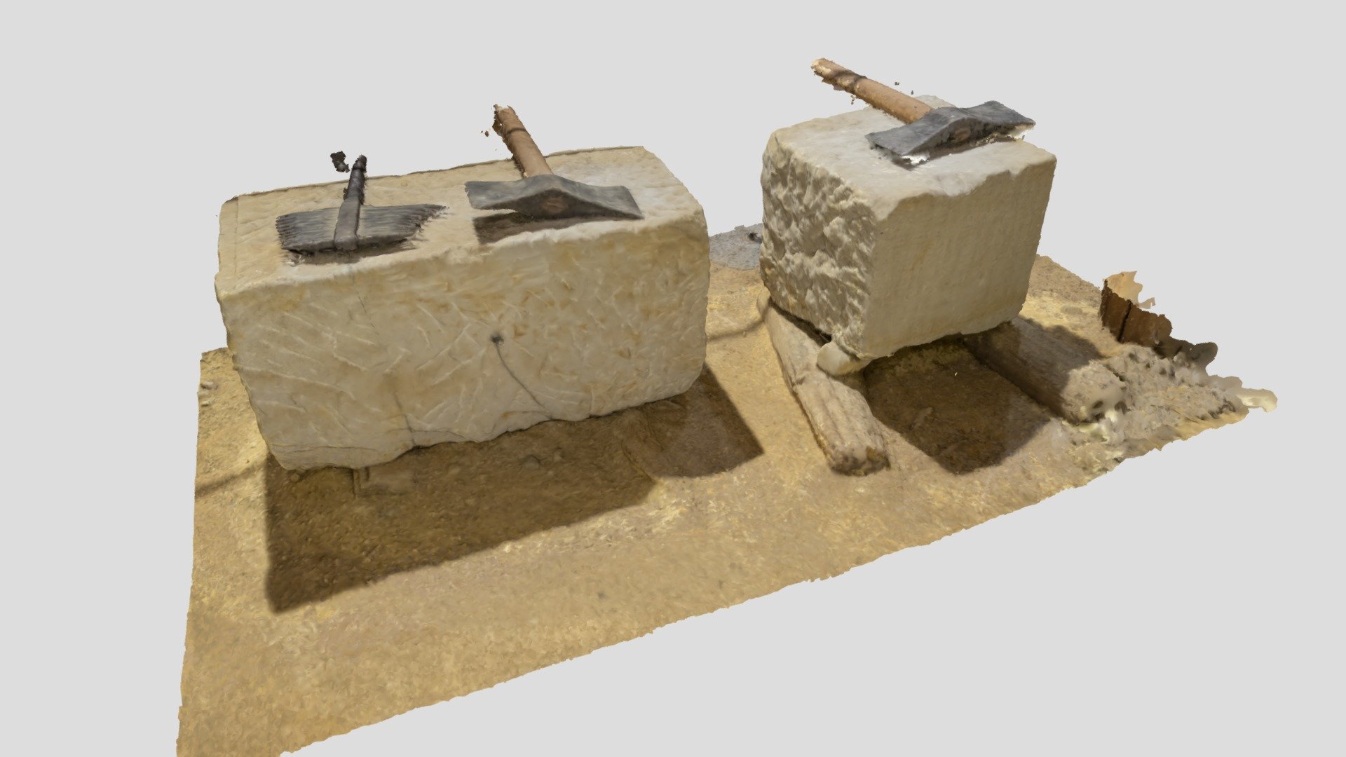 Sandstone blocks - 3D model by Tomáš Musílek (@parleur) [3b70dc2 ...