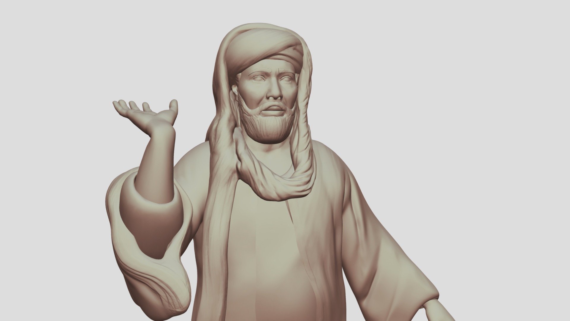 Sculpt Man Arabic History old A2 - Download Free 3D model by Hussein Al ...