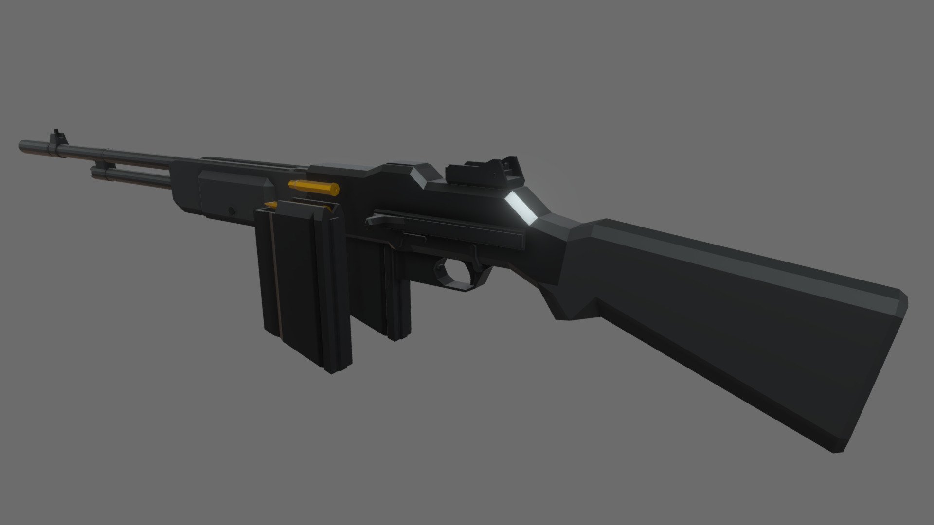 low-poly M1918 BAR - Download Free 3D model by D_U (@DU1701) [3b73a93 ...