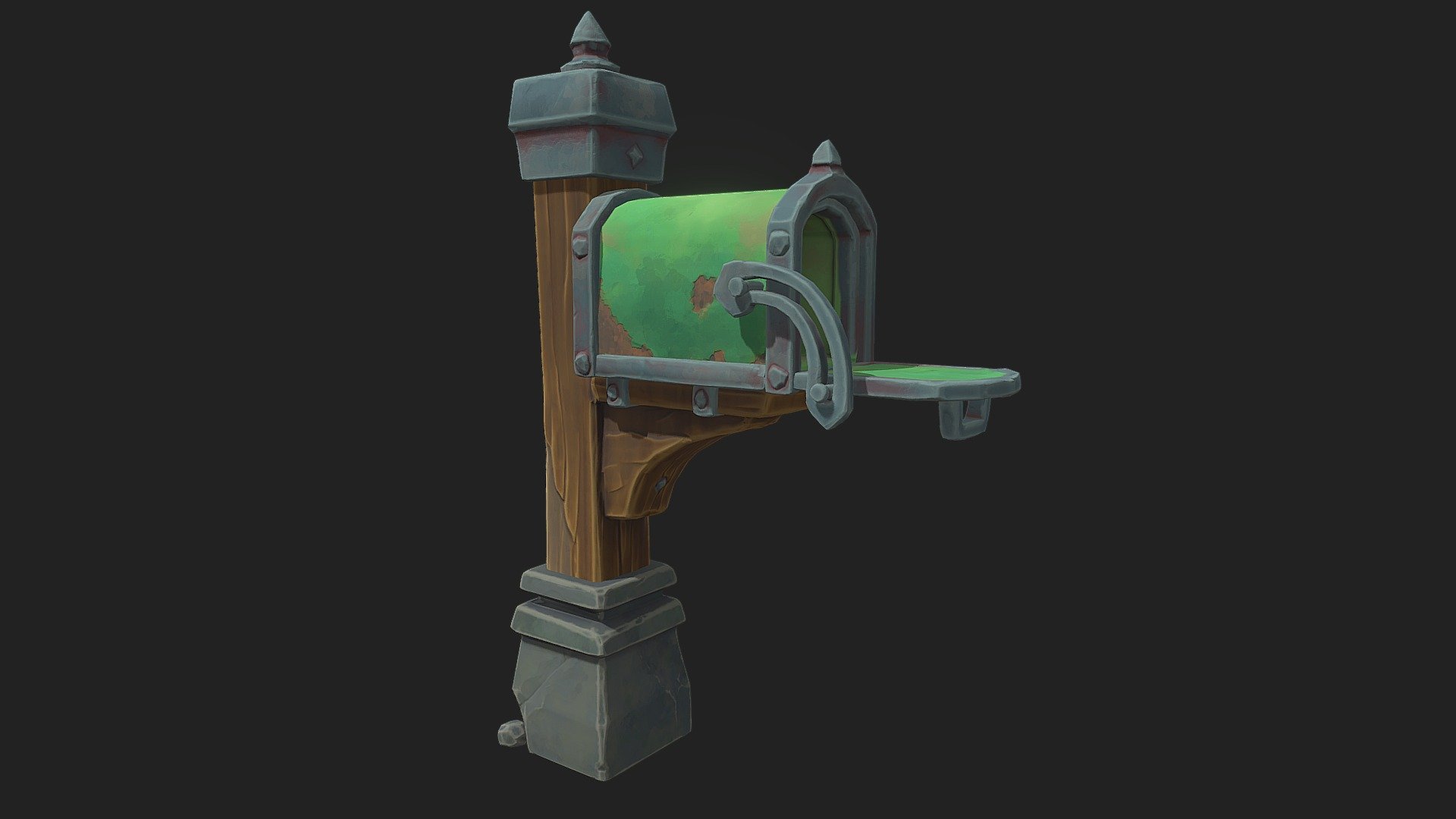 Post Box - 3D model by JaeYoung (@popoyo325) [3b73bf4] - Sketchfab