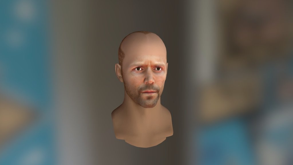 Jason Statham 3d Head - 3D model by isma_danial15 [3b74010] - Sketchfab