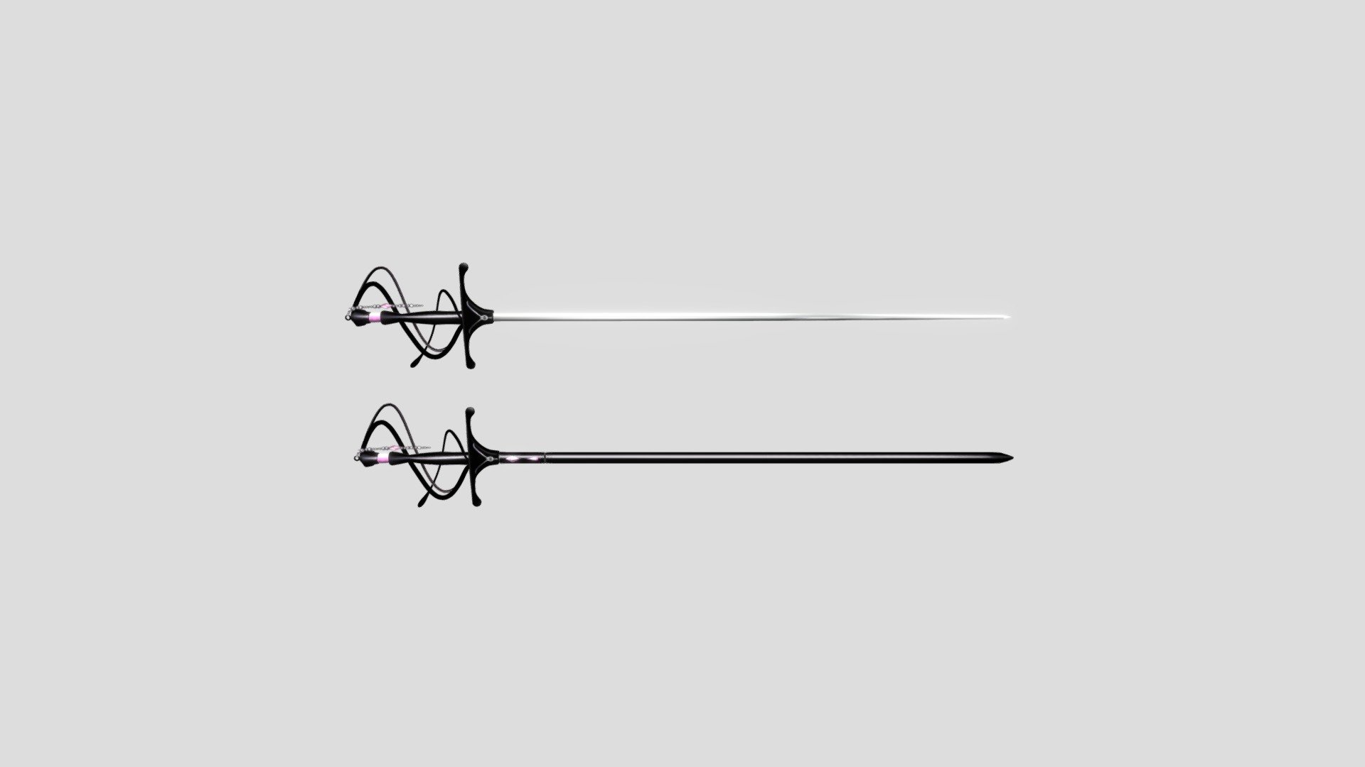 hana's rapier - 3D model by kim_chul_soo [3b749a6] - Sketchfab