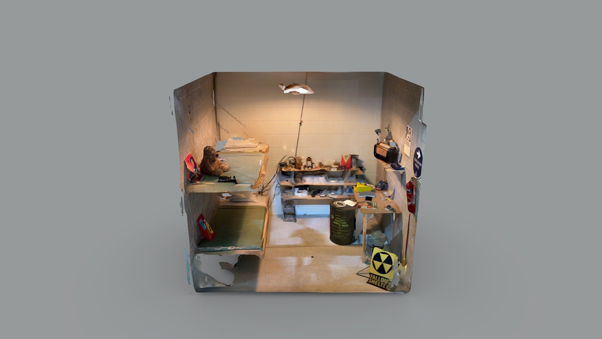 Day 4: Fallout shelter - Download Free 3D model by jmill [3b76d52 ...