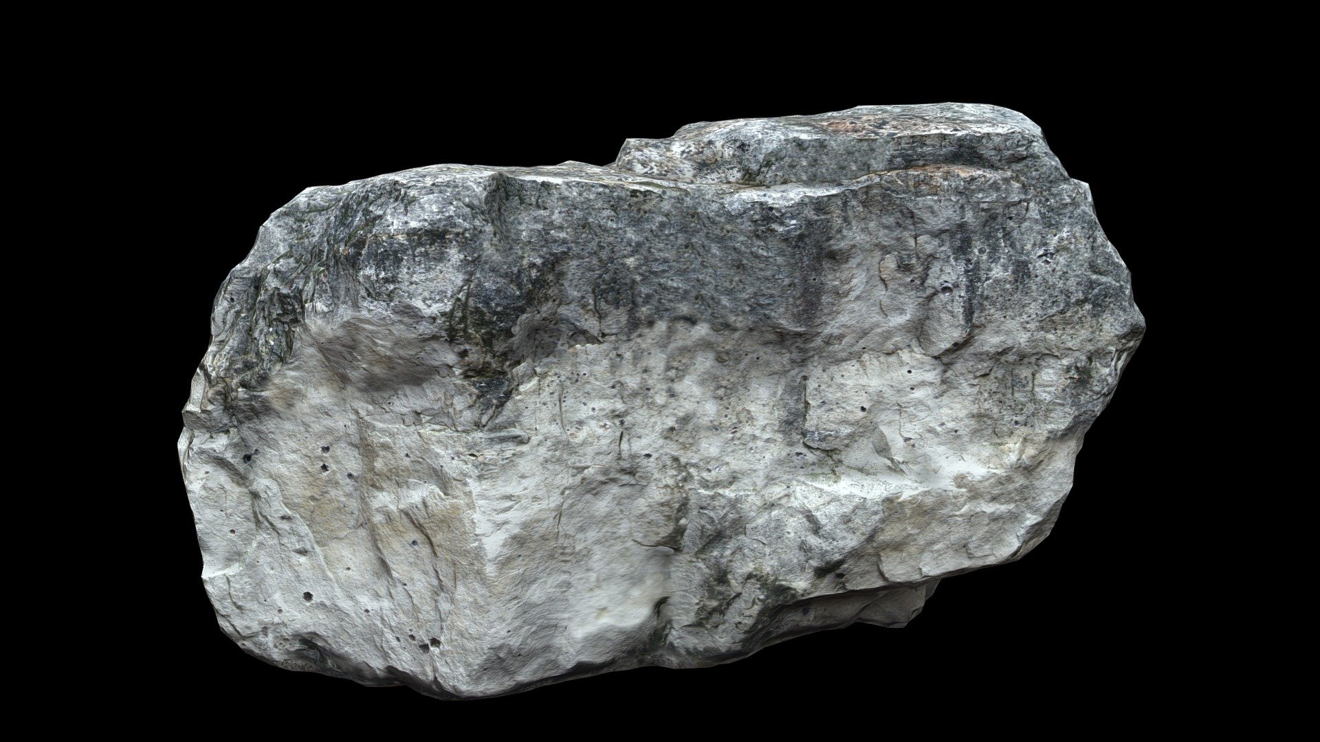 Photogrammetry Scanned Big Rock - Game Ready - 3D model by Jay_Makes_3D ...