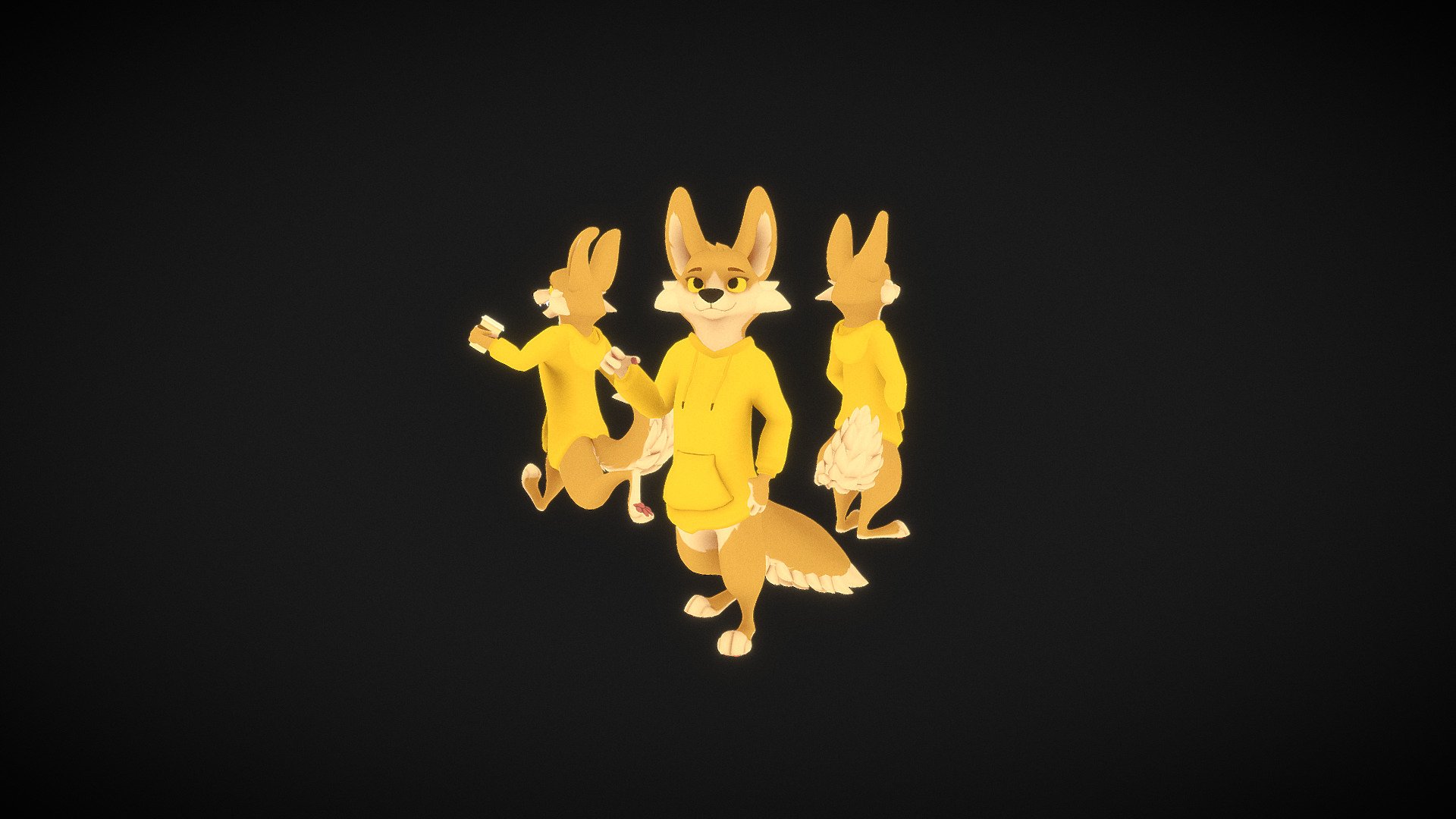 Fox4 - 3D model by Hopeflufful [3b78f00] - Sketchfab