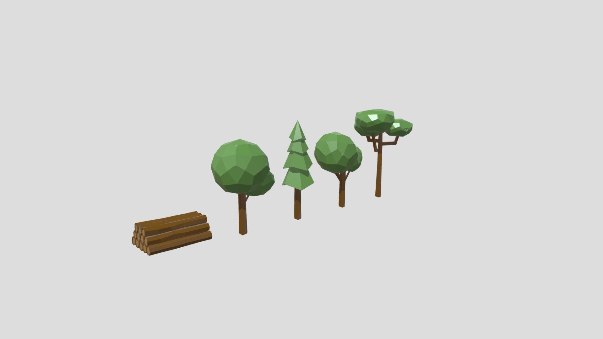 Low Poly Tree Pack - 3D model by flaris2k (@flaris55) [3b796a2] - Sketchfab