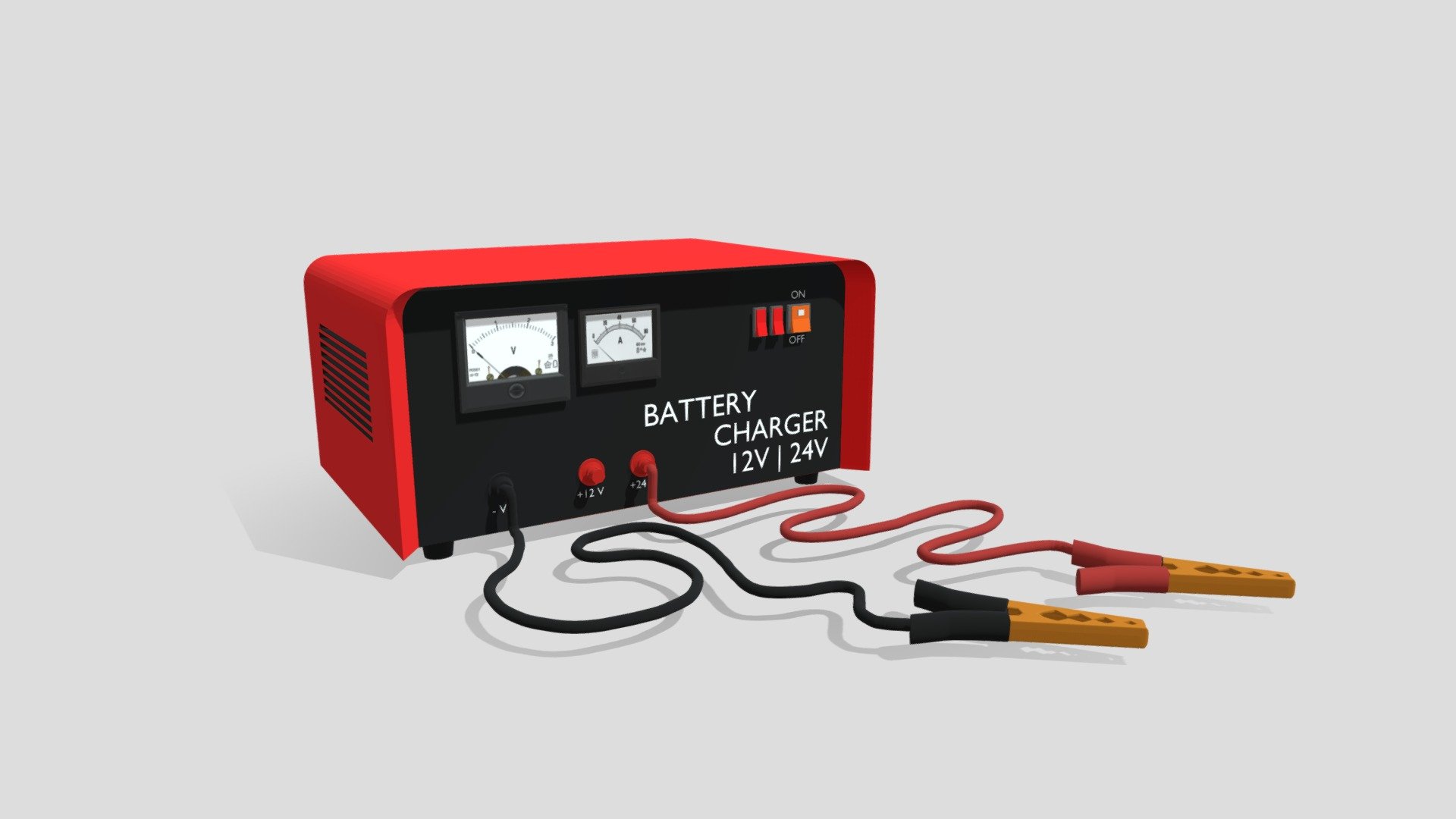 Car Battery Charger - Download Free 3D model by Ravindu Sandeepa ...