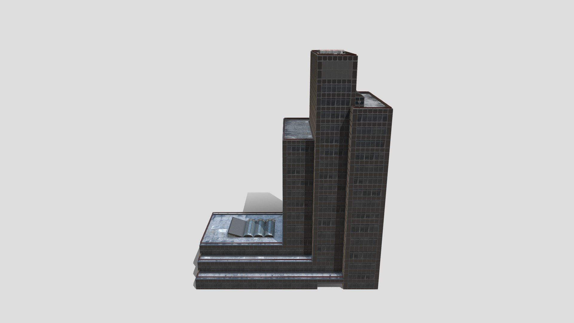 Plaza Tower, Tyler TX - 3D model by gaseous stranger (@gaseous_stranger ...