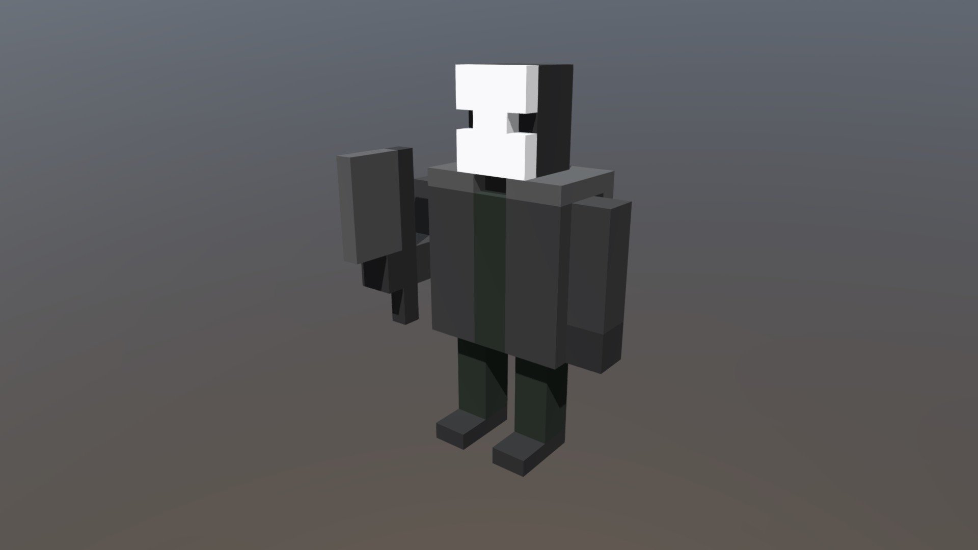 Voxel Scary Movie - 3D model by Guillermo Willy Moral (@willymoral ...