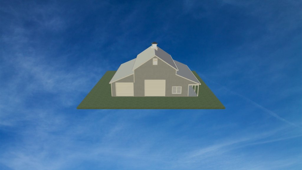 Barndominium 3D Plan - 3D model by ChiefExperts [3b7afae] - Sketchfab