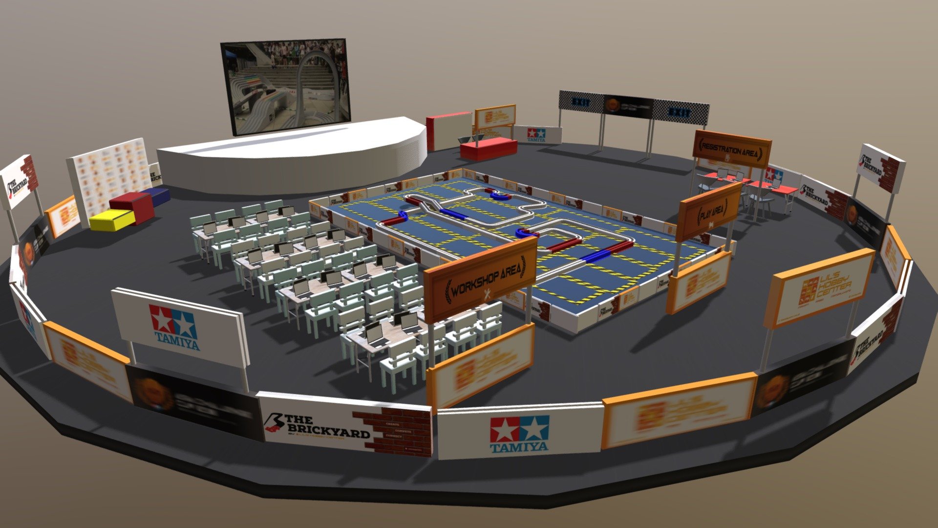 Circle - 3D model by ForPresentation (@jochellecasilad) [3b7b4b1 ...