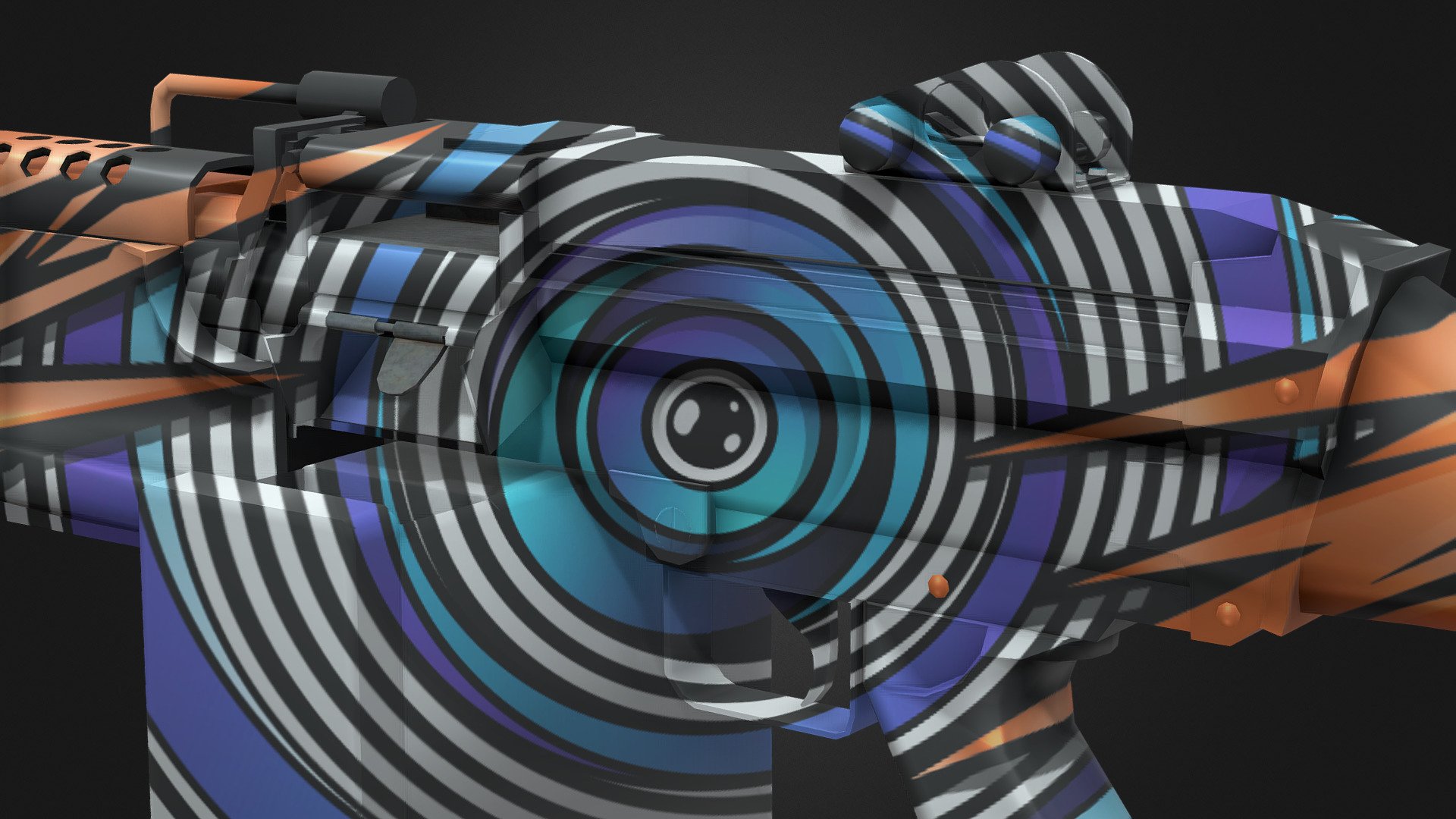 M249 | HYPNOTIC EYE v2 - 3D model by cursorYX [3b7e44a] - Sketchfab