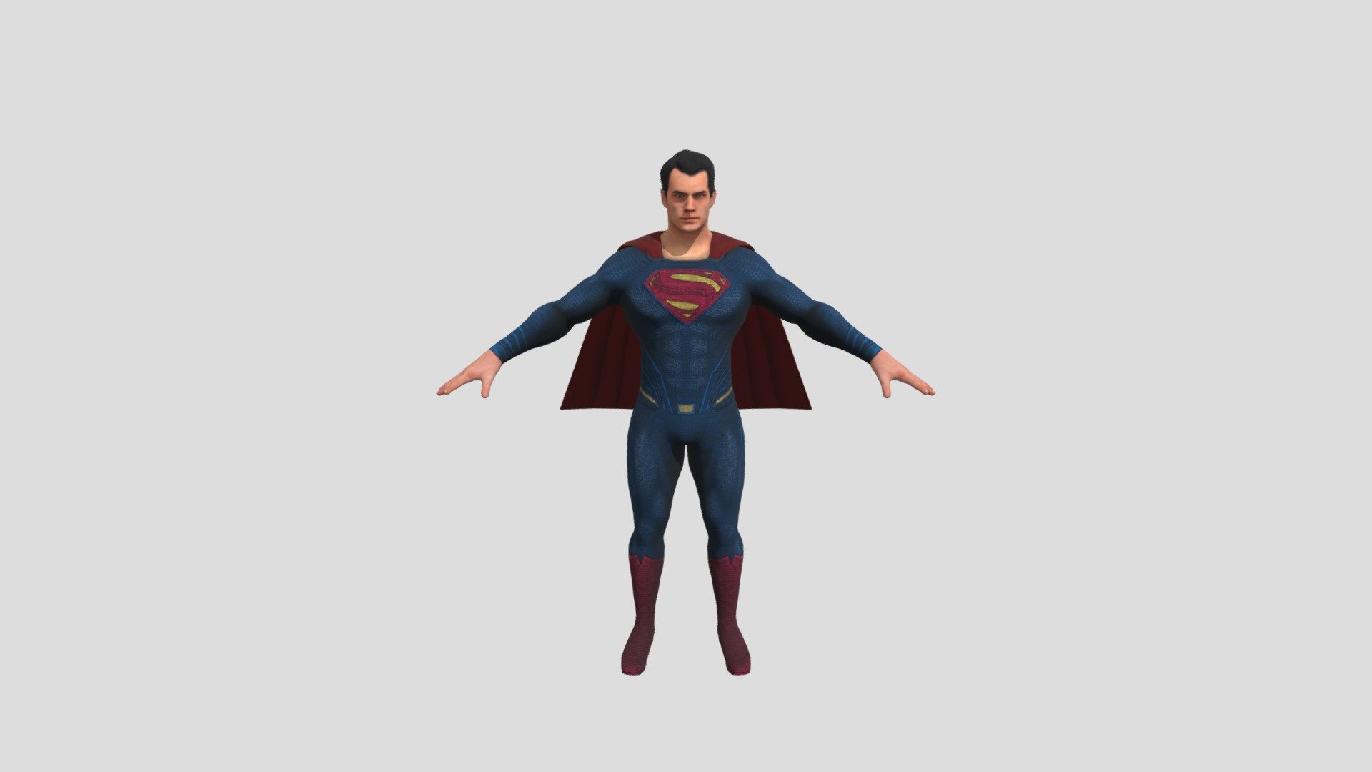 SUPERMANMODEL - Download Free 3D model by Mr Vega (@Kimbaza) [3b81f76 ...