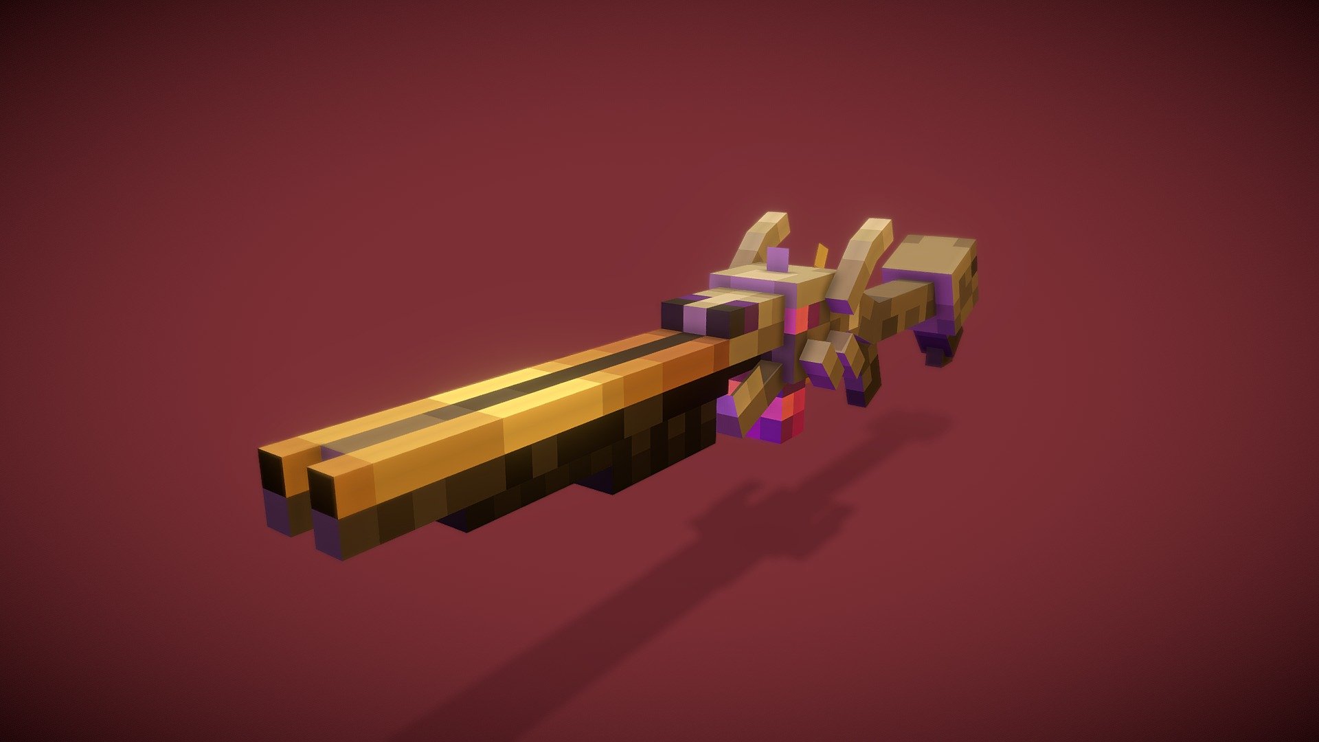 🔥DRAGON GUN🔥 - 3D model by Insanis (@insanis_art) [3b823c7] - Sketchfab
