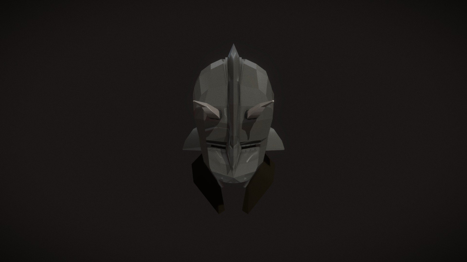 Low-Poly Warrior Helm #1 - 3D model by AerixArtGames ...
