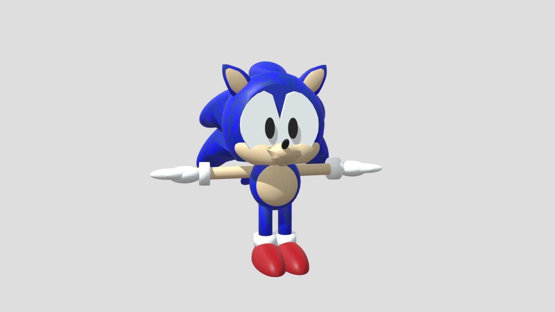 Sonic The Hedgehog - 3D model by alex.oprescu2012 [3b83628] - Sketchfab