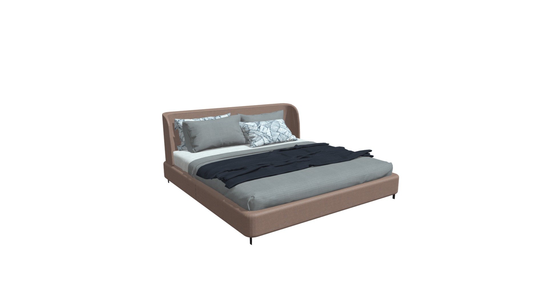 CAMA VETRA ARTE NOVA AGAVE CASA - Download Free 3D model by Grupo Oca ...