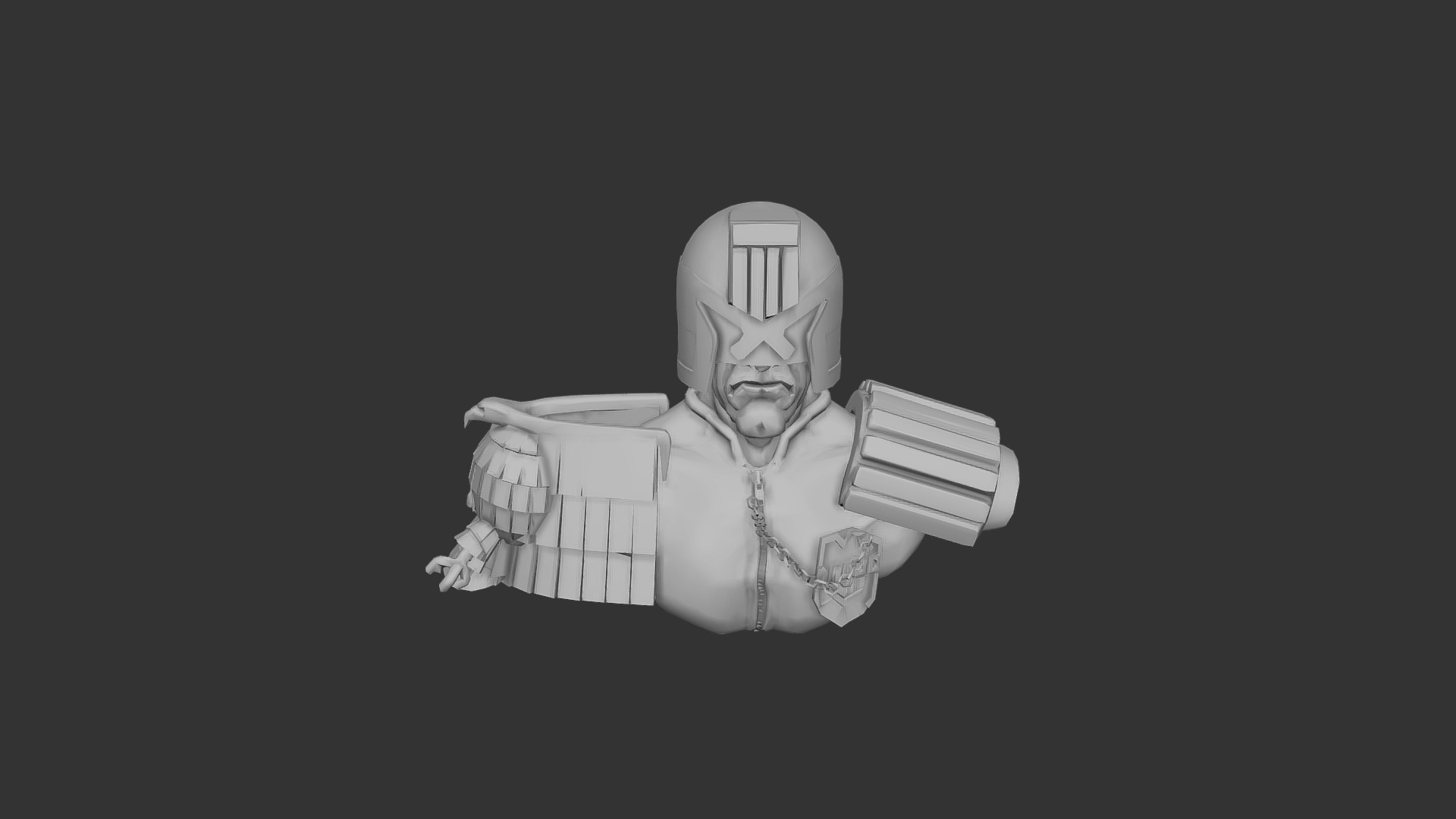 Judge Dredd - 3D model by thartley [3b8463b] - Sketchfab