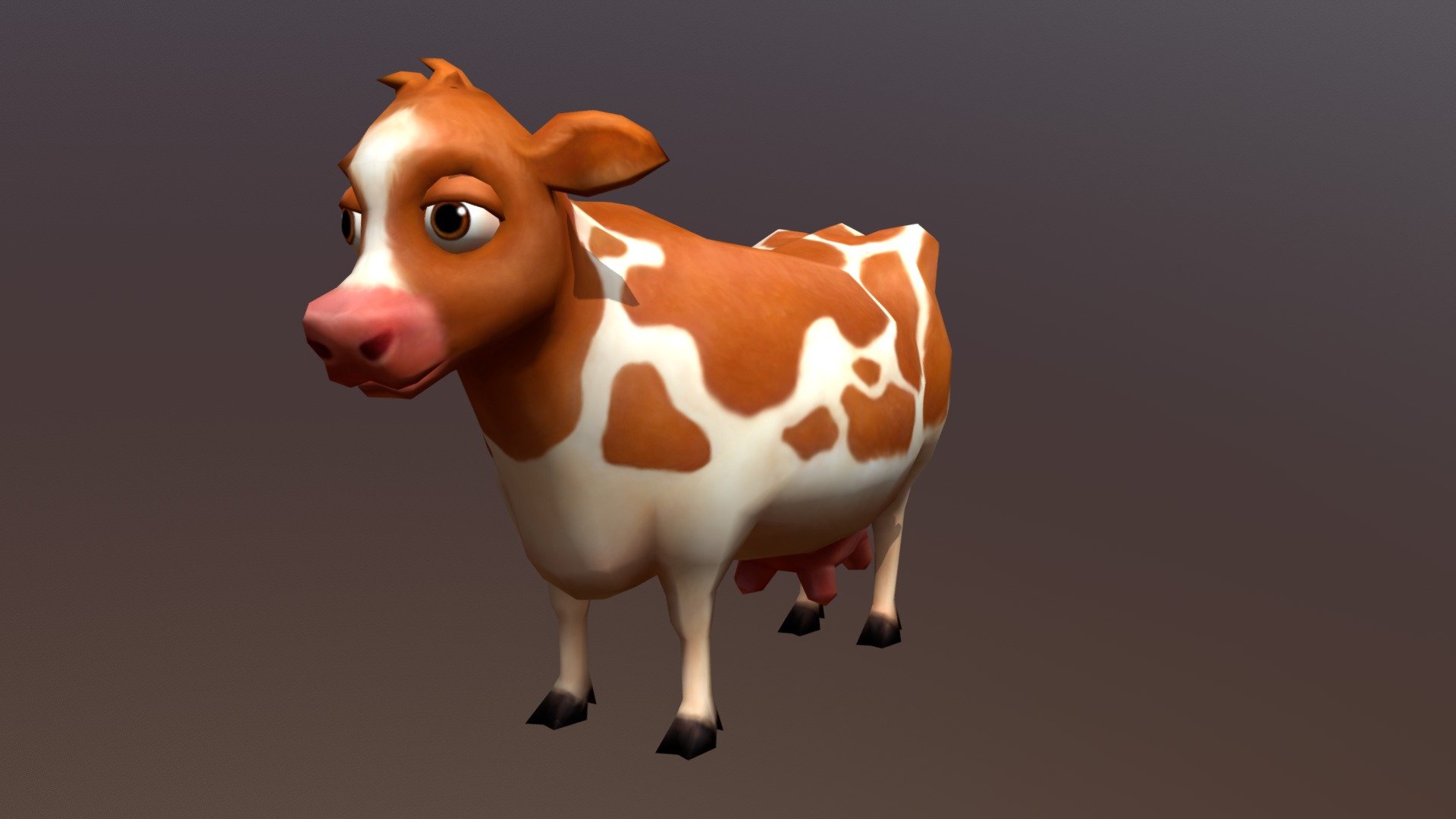 Cow - 3D model by yoyoyeah [3b84b3f] - Sketchfab