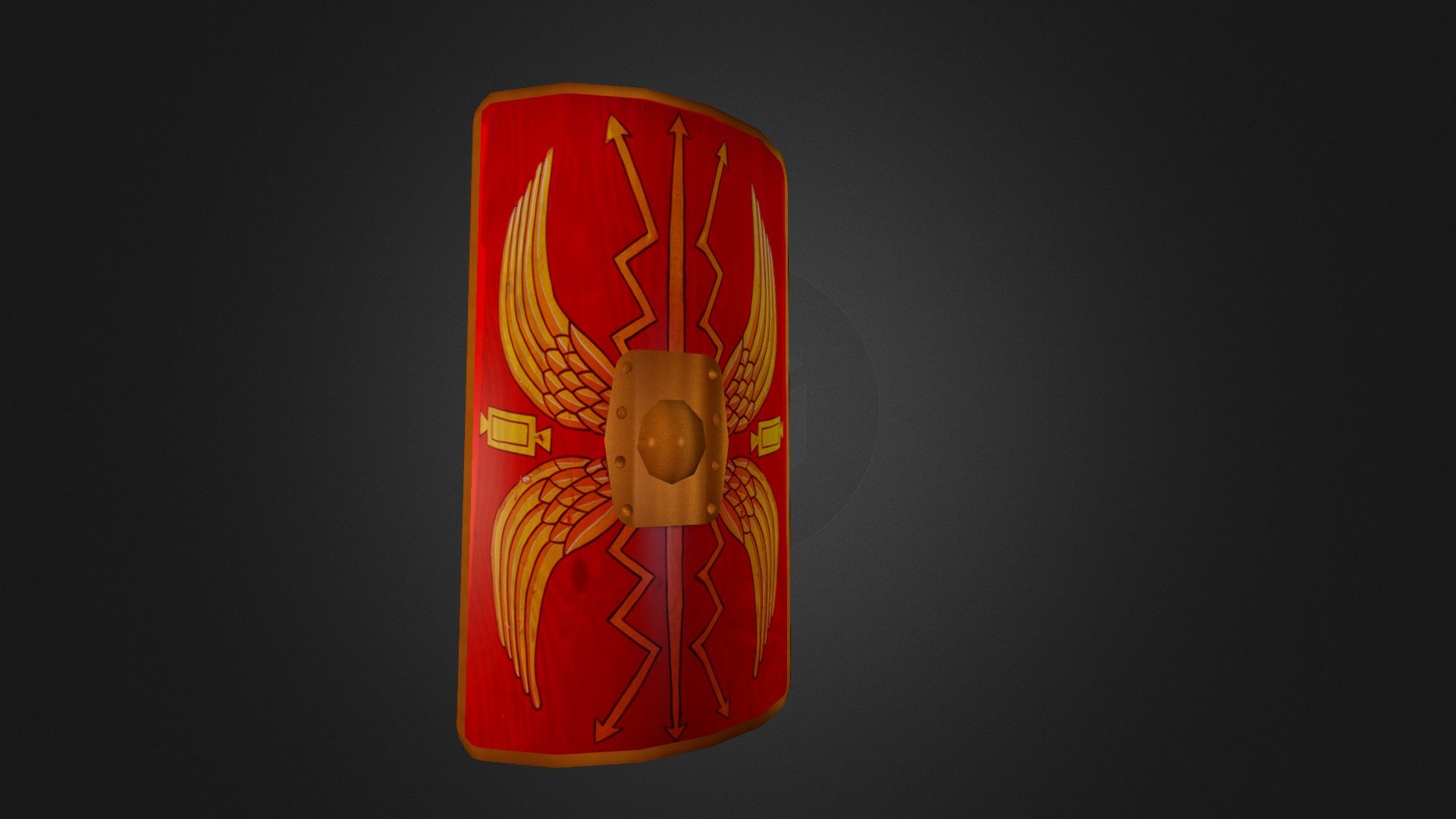 roman shield - 3D model by marcelgold [3b86031] - Sketchfab