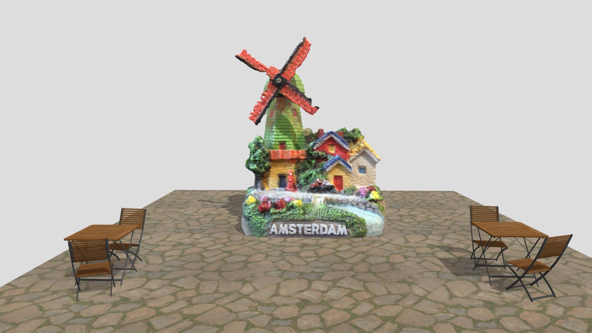 molinillo amsterdam - 3D model by judithfranco [3b86bfb] - Sketchfab