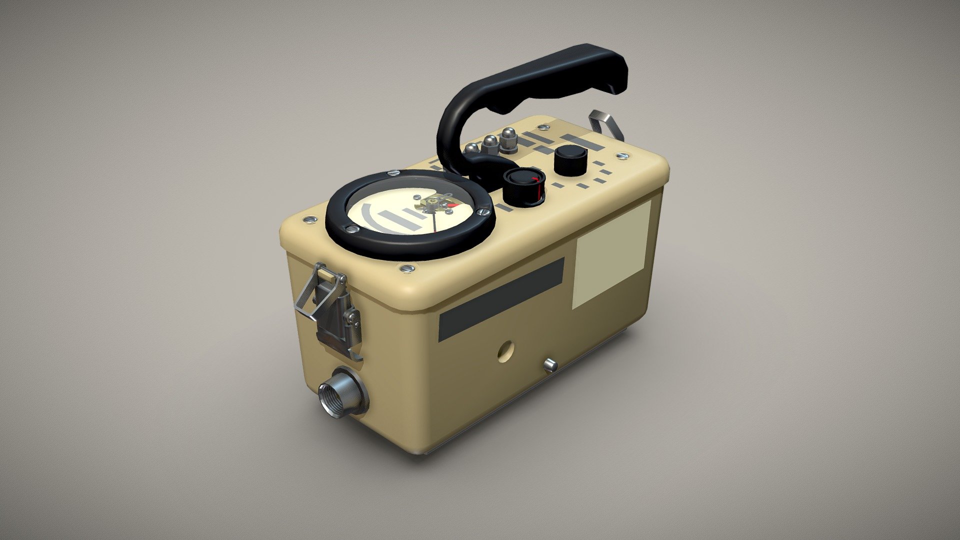 Geiger Counter - Detailed Draft - 3D model by Serafim Chayka (@cajkse ...