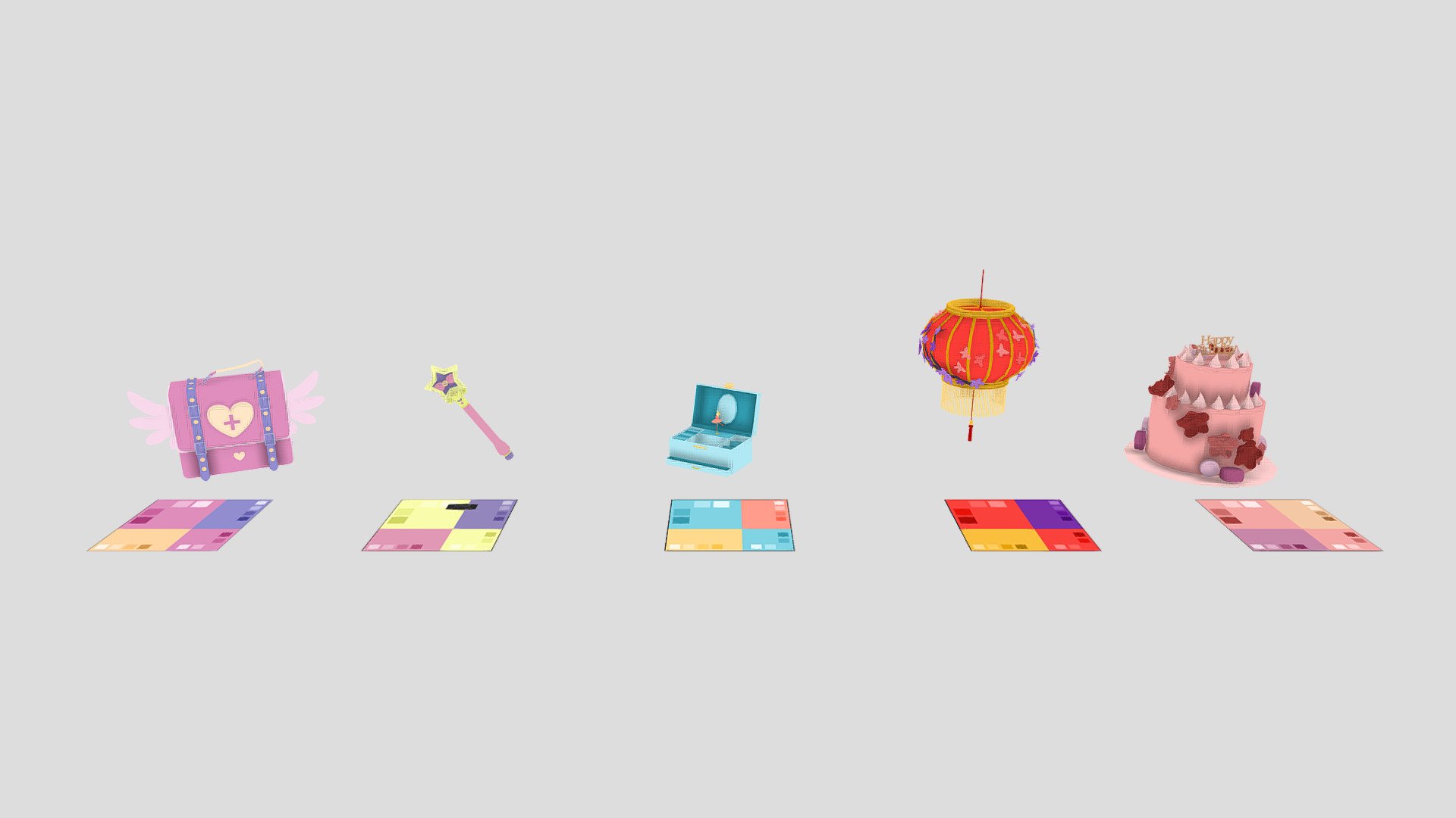 Random items 2 - Download Free 3D model by thenewmoonnm [3b87944 ...