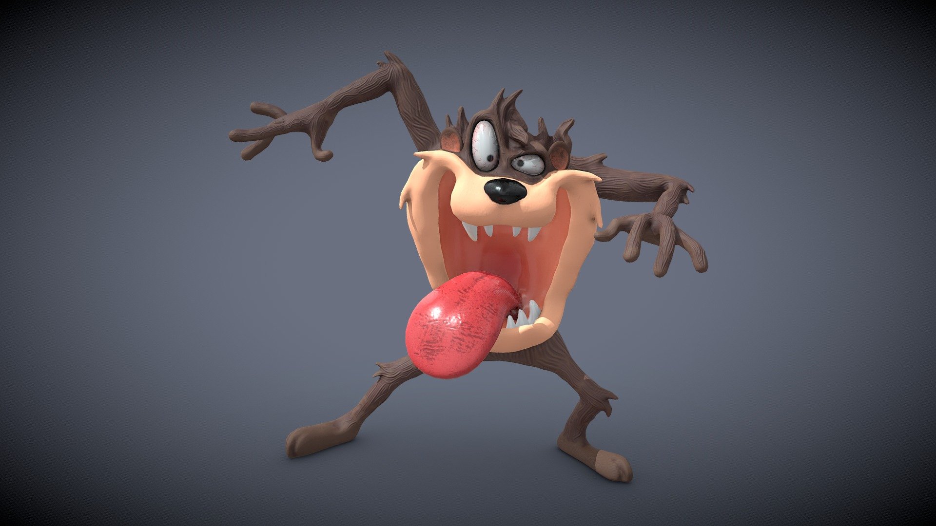 Taz - 3D model by LukeN 3D! (@lucas.nastri) [3b88753] - Sketchfab