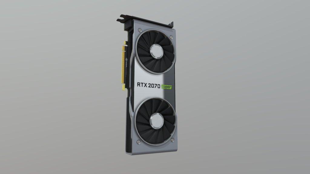 Nvidia GeForce RTX 20 Series - A 3D model collection by exéla (@exela ...
