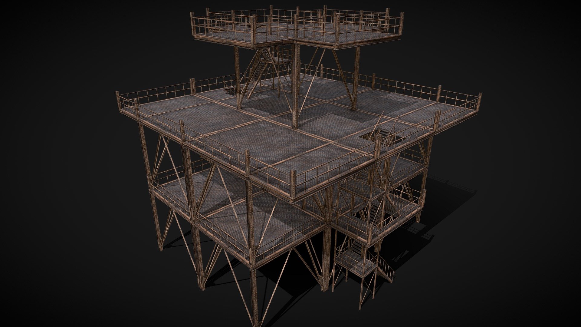 Metal Construction 02 - 3D model by ANRUVAL_3D_MODELS [3b8abd1] - Sketchfab