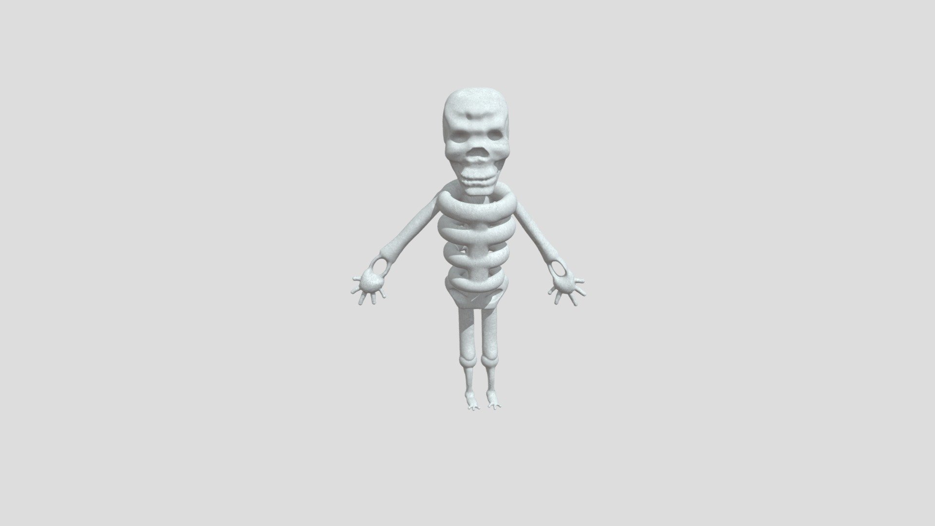 Larry The Skeleton - 3D model by irb18a [3b8afde] - Sketchfab