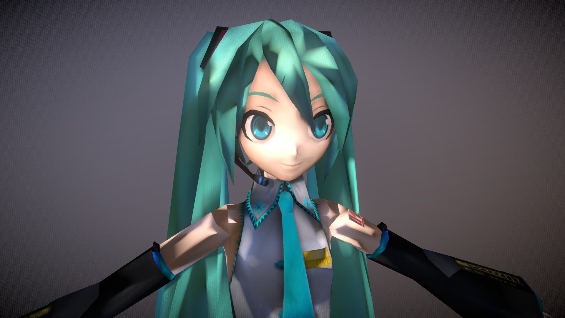 Hatsune Miku - Download Free 3D model by VV (@VV2006) [3b8b9b3] - Sketchfab
