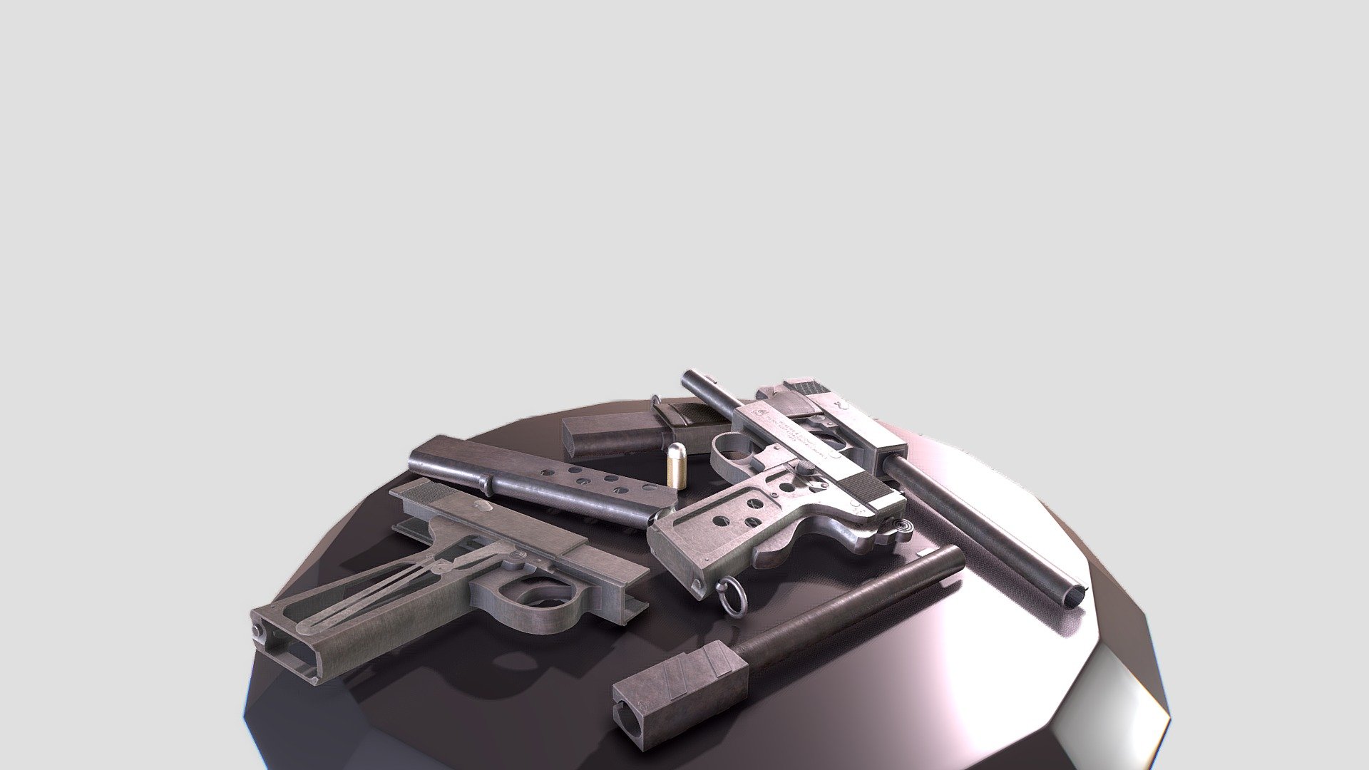 Webley 1913 Animated - 3D model by C3D (@3delight) [3b8c3b4] - Sketchfab