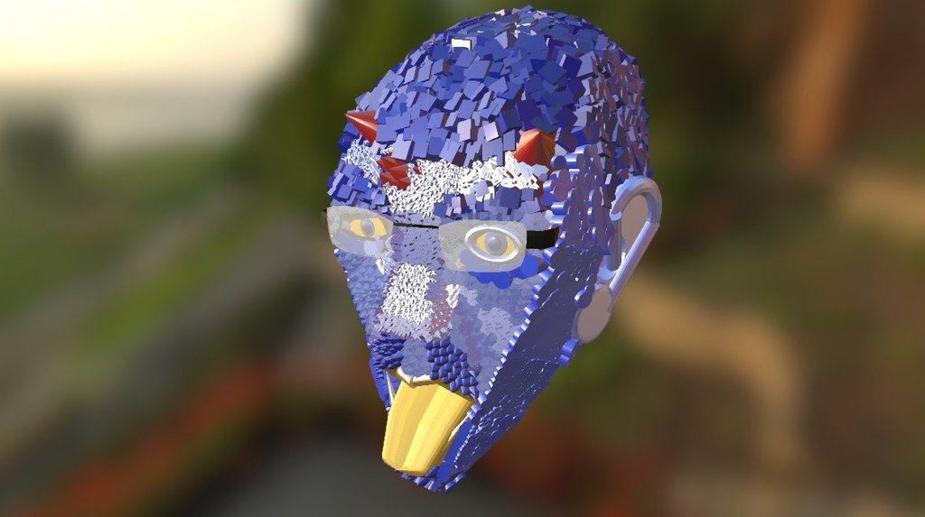Blue Devil Self-Portrait - Download Free 3D model by cleaverechsdee ...
