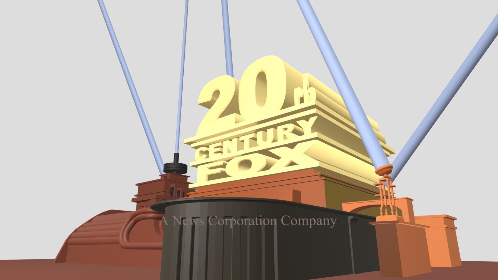 20th Century Fox By Vipid - Download Free 3D model by David Andjelkovic ...