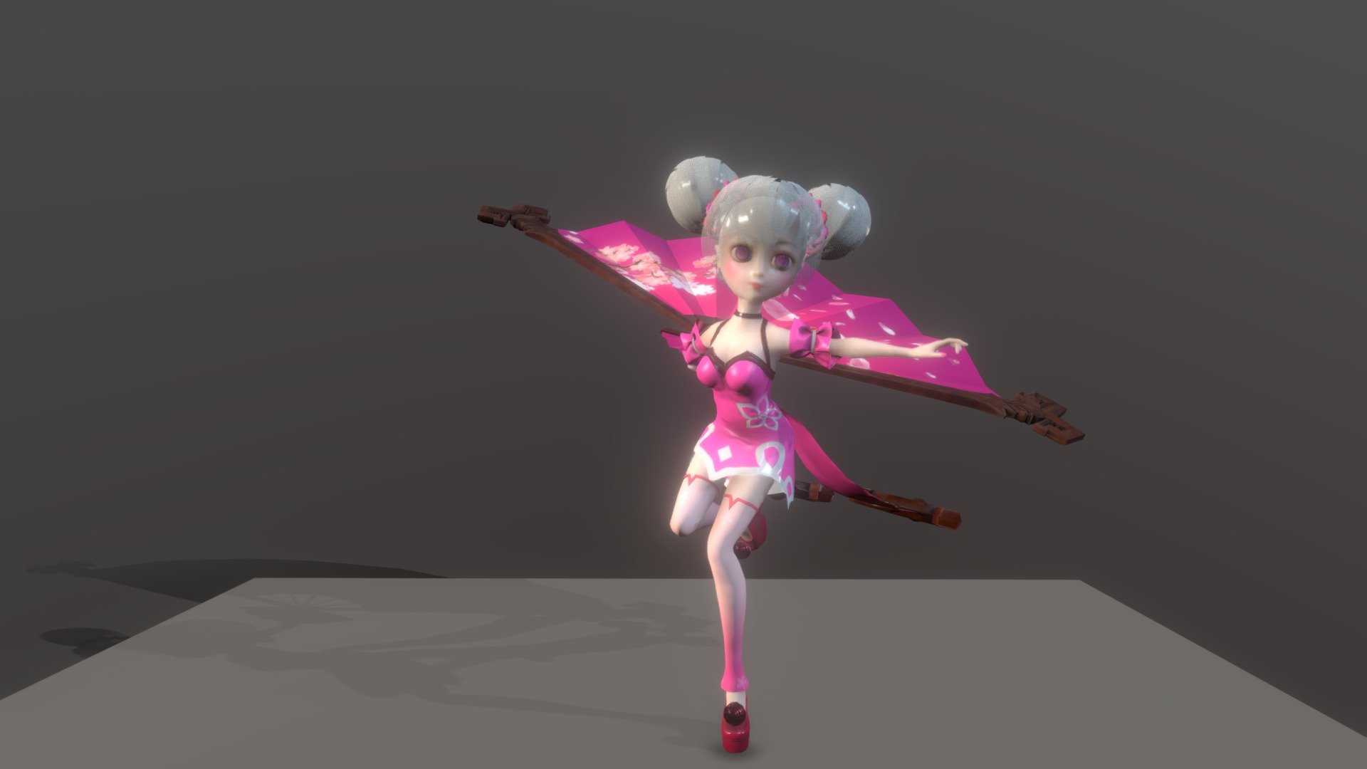 charactor xiao qiao ~ - 3D model by chengzijieczj [3b90a64] - Sketchfab