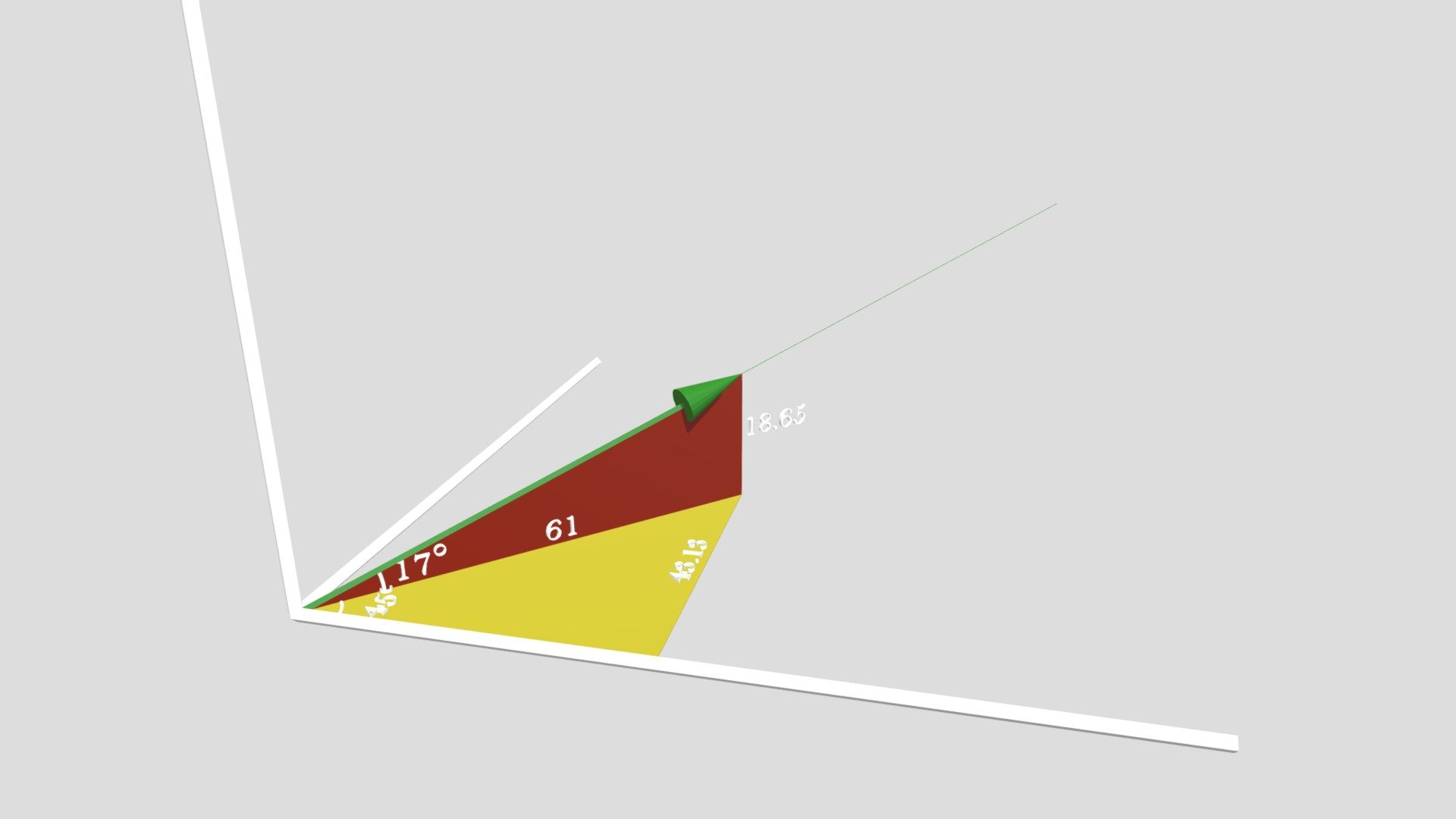 Vector Decomposition Problem 3 - 3D model by ESMpsu [3b90b8d] - Sketchfab