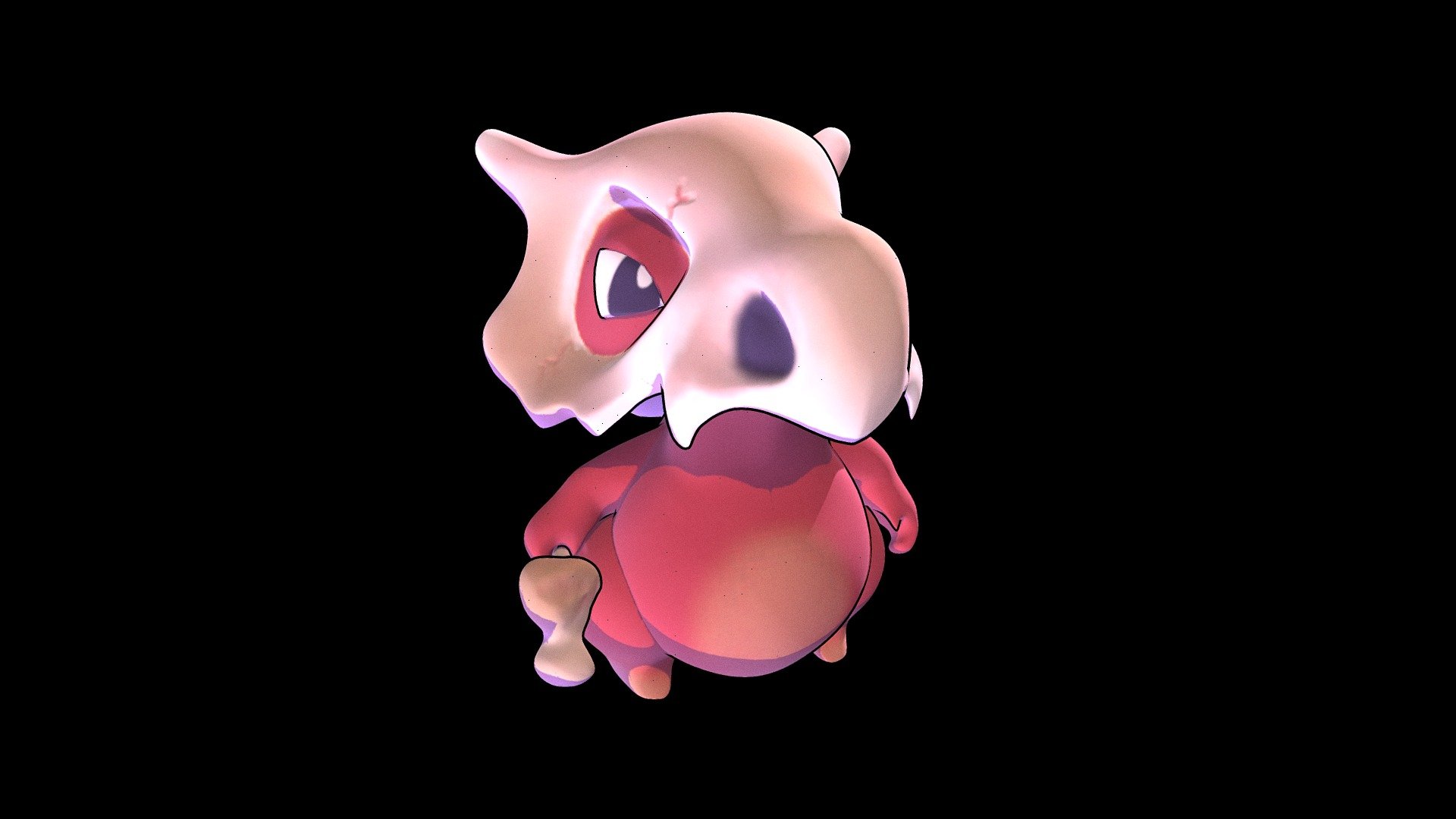 Cubone - Pokemon - 3D model by Khafesus [3b90c95] - Sketchfab
