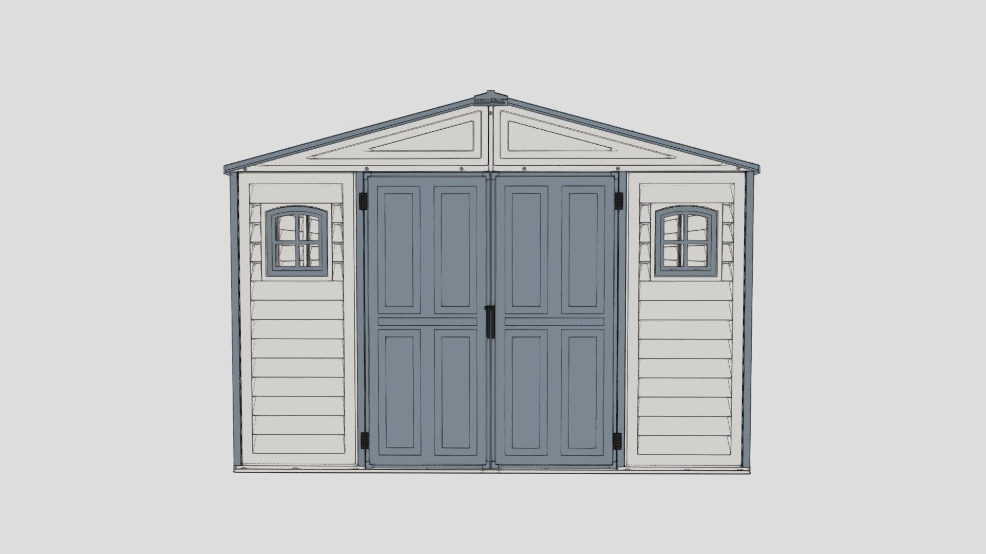 10x8 Woodbridge 2 - 3D model by Duramax [3b92933] - Sketchfab
