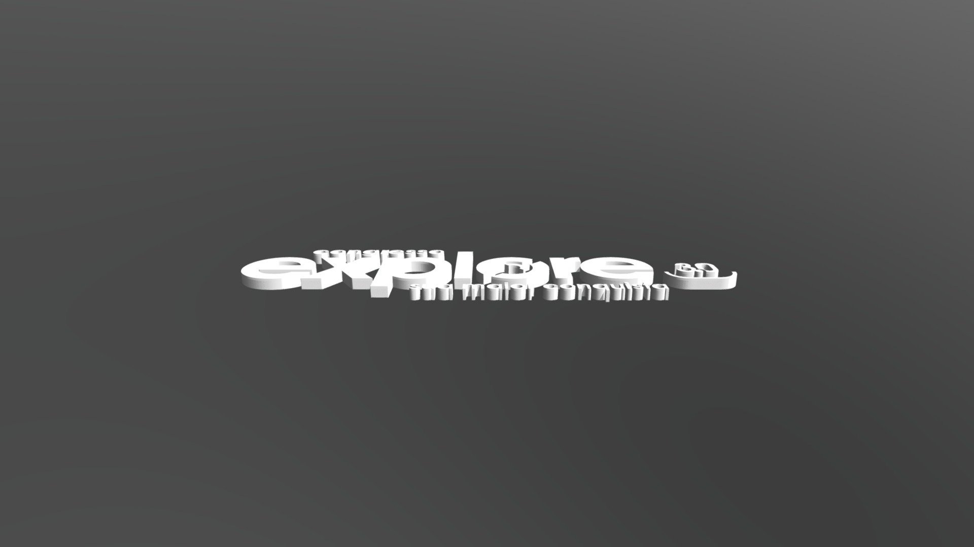 Logo Explore 3.0 - Download Free 3D model by web.app [3b936a8] - Sketchfab