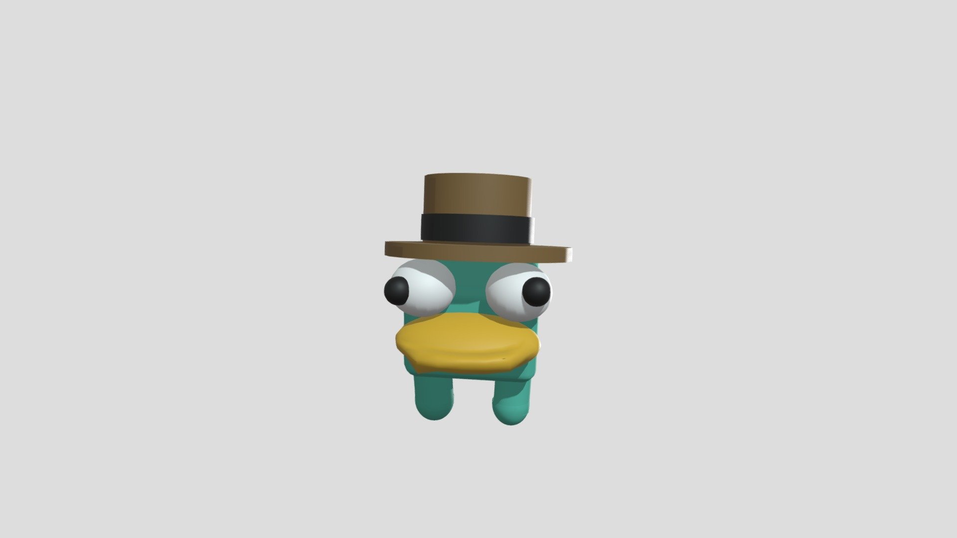 perry the platypus - 3D model by duckliff [3b93e2b] - Sketchfab