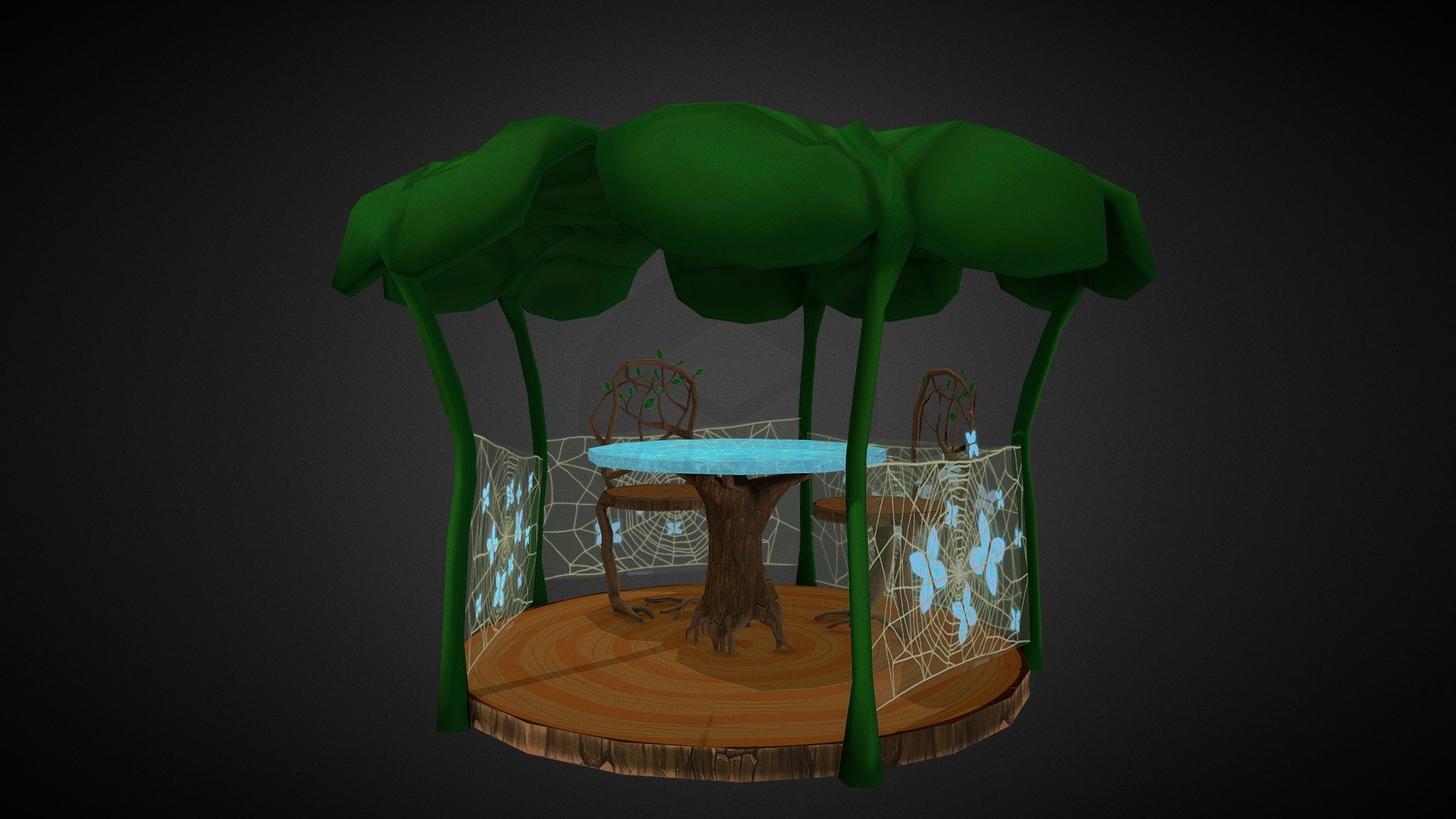 Fantasy Alcove Cartoon Style - Download Free 3D model by YanaBelaya ...