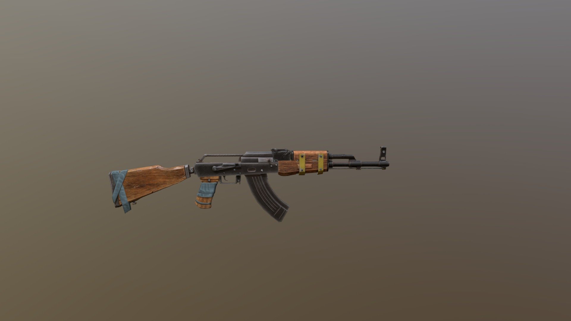 Scuffed AK-47 - 3D model by haikaltrenandy [3b95499] - Sketchfab